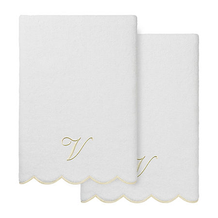 Click here for Linum Home Textiles Adornia Scallop Personalized 2... prices