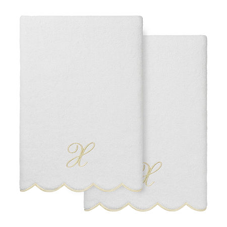 Click here for Linum Home Textiles Adornia Scallop Personalized 2... prices