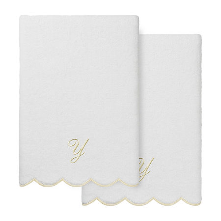 Click here for Linum Home Textiles Adornia Scallop Personalized 2... prices