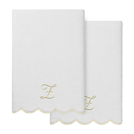 Click here for Linum Home Textiles Adornia Scallop Personalized 2... prices