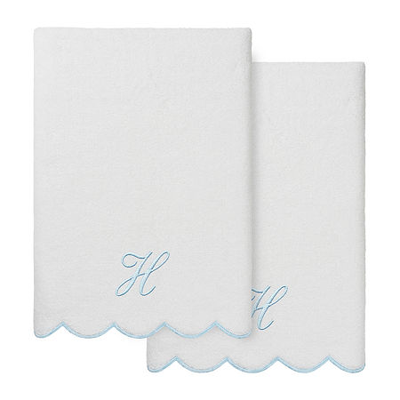 Click here for Linum Home Textiles Adornia Scallop Personalized 2... prices