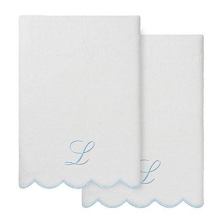 Click here for Linum Home Textiles Adornia Scallop Personalized 2... prices