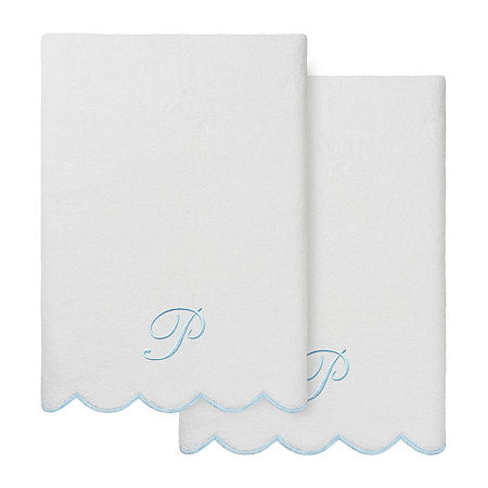 Click here for Linum Home Textiles Adornia Scallop Personalized 2... prices