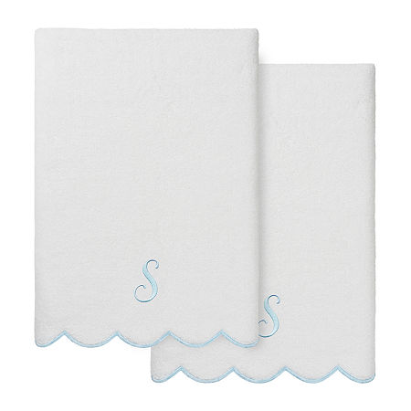 Click here for Linum Home Textiles Adornia Scallop Personalized 2... prices