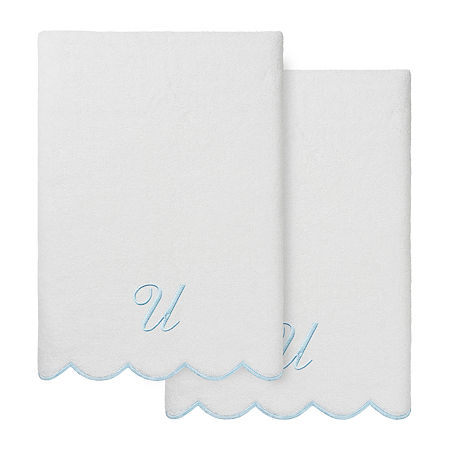 Click here for Linum Home Textiles Adornia Scallop Personalized 2... prices