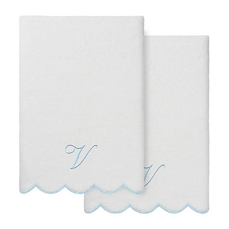 Click here for Linum Home Textiles Adornia Scallop Personalized 2... prices