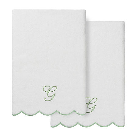 Click here for Linum Home Textiles Adornia Scallop Personalized 2... prices