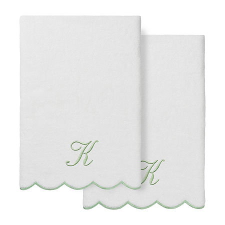 Click here for Linum Home Textiles Adornia Scallop Personalized 2... prices