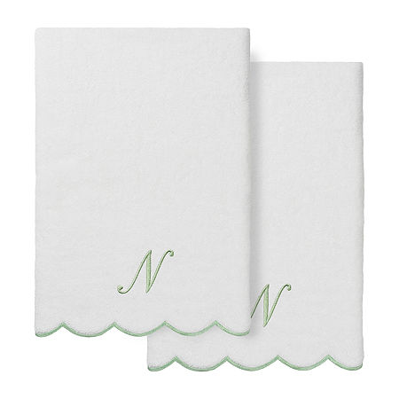 Click here for Linum Home Textiles Adornia Gray Scallop Personali... prices