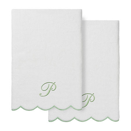 Click here for Linum Home Textiles Adornia Scallop Personalized 2... prices