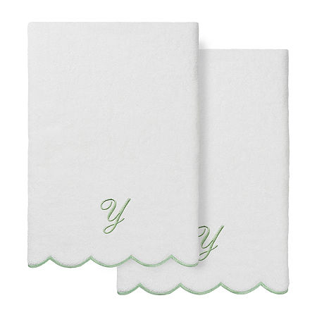 Click here for Linum Home Textiles Adornia Scallop Personalized 2... prices