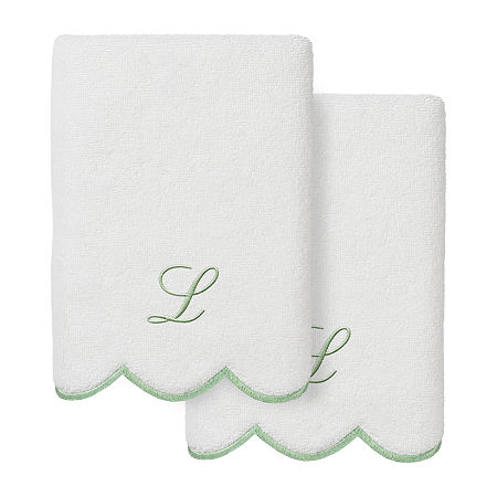 Click here for Linum Home Textiles Adornia Scallop Personalized 2... prices