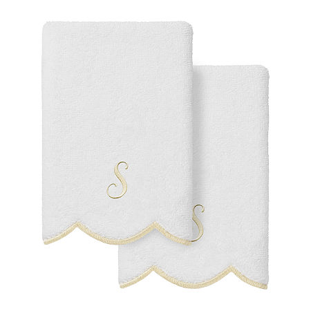 Click here for Linum Home Textiles Adornia Scallop Personalized 2... prices