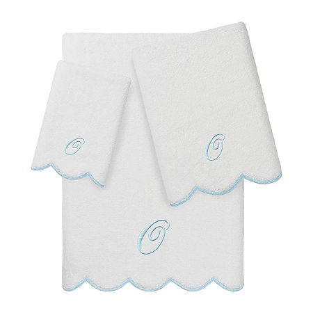 Click here for Linum Home Textiles Adornia Blue Scallop Personali... prices