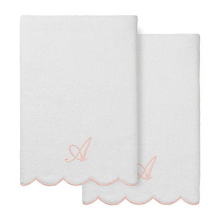 Click here for Linum Home Textiles Adornia Scallop Personalized 2... prices