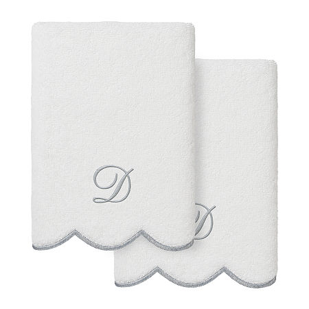 Click here for Linum Home Textiles Adornia Gray Scallop Personali... prices