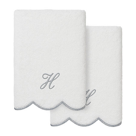 Click here for Linum Home Textiles Adornia Gray Scallop Personali... prices