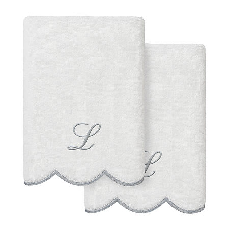 Click here for Linum Home Textiles Adornia Gray Scallop Personali... prices