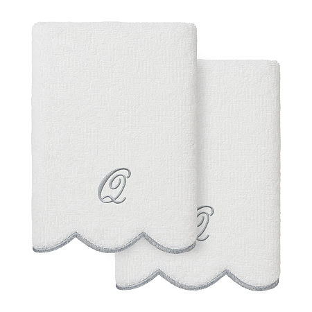 Click here for Linum Home Textiles Adornia Gray Scallop Personali... prices