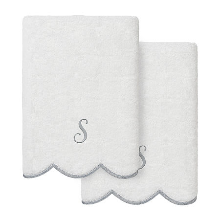 Click here for Linum Home Textiles Adornia Gray Scallop Personali... prices