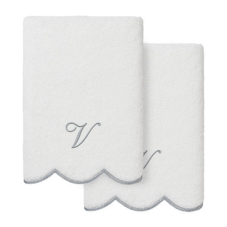 Click here for Linum Home Textiles Adornia Scallop Personalized 2... prices