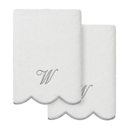 Click here for Linum Home Textiles Adornia Gray Scallop Personali... prices