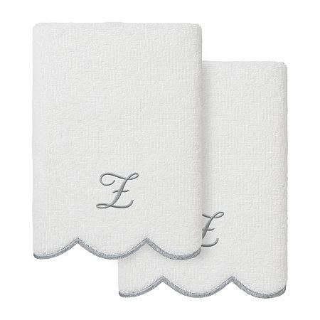 Click here for Linum Home Textiles Adornia Gray Scallop Personali... prices