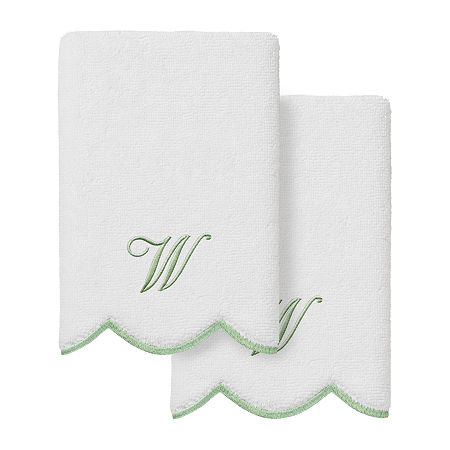 Click here for Linum Home Textiles Adornia Scallop Personalized 2... prices