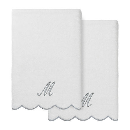 Click here for Linum Home Textiles Adornia Scallop Personalized 2... prices