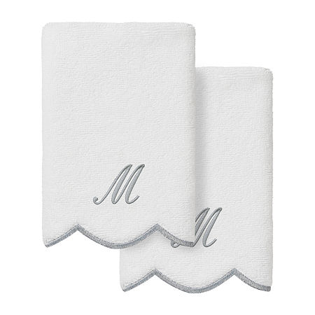 Click here for Linum Home Textiles Adornia Gray Scallop Personali... prices