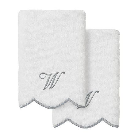 Click here for Linum Home Textiles Adornia Gray Scallop Personali... prices