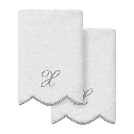 Click here for Linum Home Textiles Adornia Gray Scallop Personali... prices