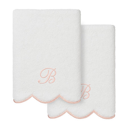 Click here for Linum Home Textiles Adornia Pink Scallop Personali... prices