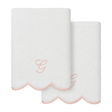 Click here for Linum Home Textiles Adornia Pink Scallop Personali... prices