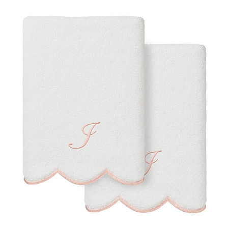 Click here for Linum Home Textiles Adornia Pink Scallop Personali... prices