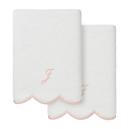 Click here for Linum Home Textiles Adornia Pink Scallop Personali... prices