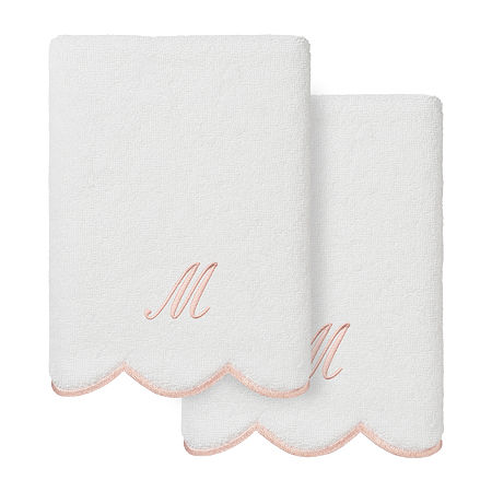 Click here for Linum Home Textiles Adornia Pink Scallop Personali... prices