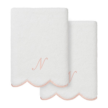 Click here for Linum Home Textiles Adornia Scallop Personalized 2... prices