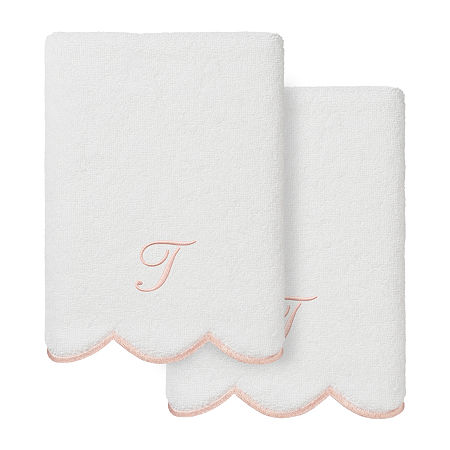 Click here for Linum Home Textiles Adornia Pink Scallop Personali... prices