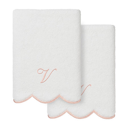 Click here for Linum Home Textiles Adornia Scallop Personalized 2... prices