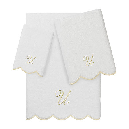 Click here for Linum Home Textiles Adornia Scallop Personalized 3... prices