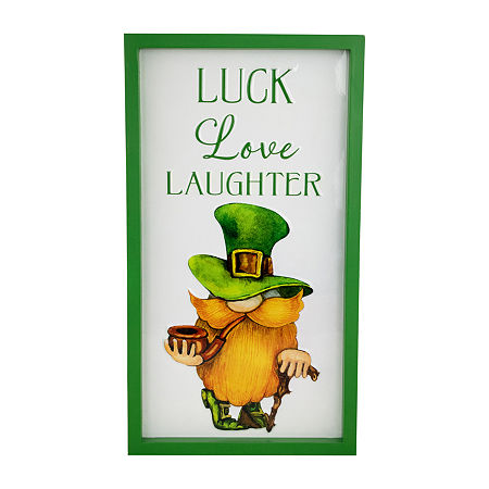 Click here for Northlight 18 Luck Love Laughter Framed Wall Sign... prices
