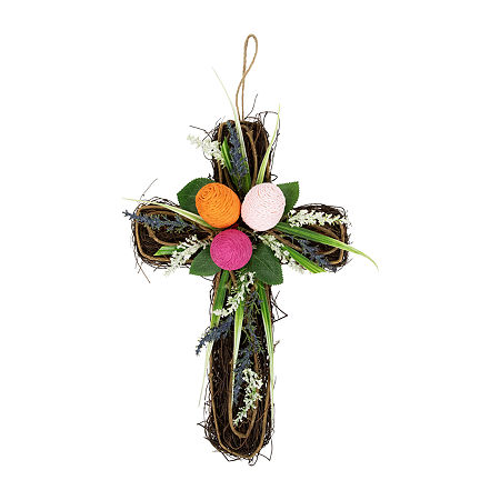 Click here for Northlight 13 Twig Cross With Eggs Hanging Decor... prices