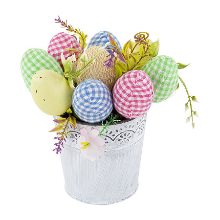 Click here for Northlight 7 Egg Spring Potted Floral Arrangement... prices