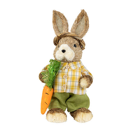 Click here for Northlight 14 Brown And Yellow Rustic Boy Rabbit W... prices