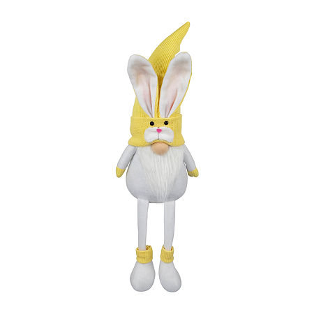 Click here for Northlight 20 Yellow Sitting Bunny Gnome Easter Gn... prices