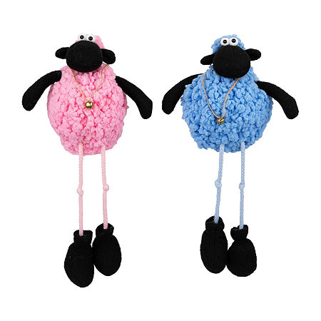 Click here for Northlight 13 Pink And Blue Boy And Girl Plush Lam... prices
