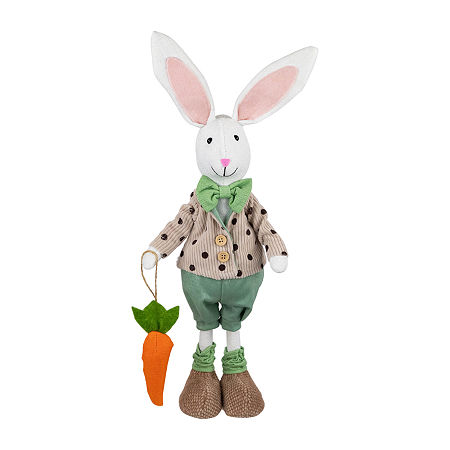 Click here for Northlight 18 Polka Dot Boy Rabbit With Carrot Sta... prices