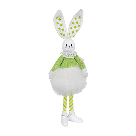 Click here for Northlight 15 Green And White Ballerina Bunny Stan... prices