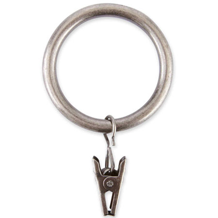 Click here for Liz Claiborne Set of 7 Clip Rings  One Size  Gray prices